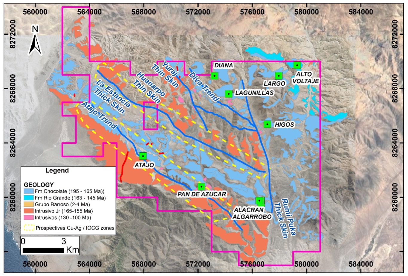 Caminos Mapping And Geophysics Program Identifies Major Deep Seated Fault At Los Chapitos